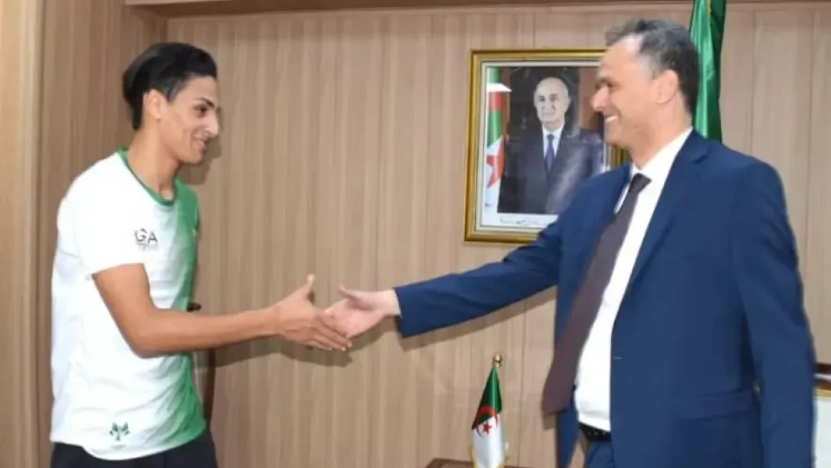 Hamad reçoit la championne Iman Khelif - Actualité : El Khabar